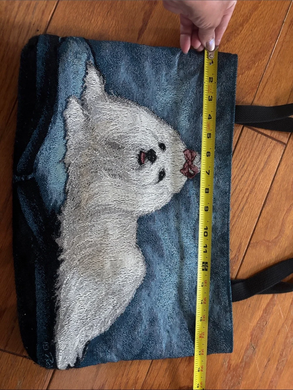 Bags | White Maltese Dog Tote Bag | Poshmark